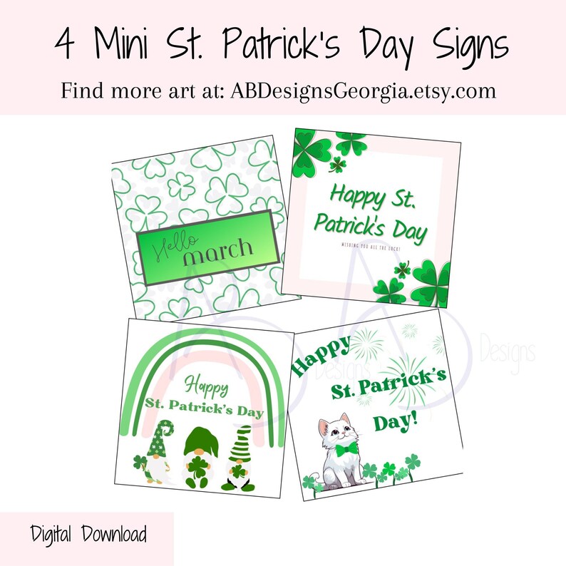 St. Patricks Decor, March Mantel Decor, St. Patricks Decor for Business ...