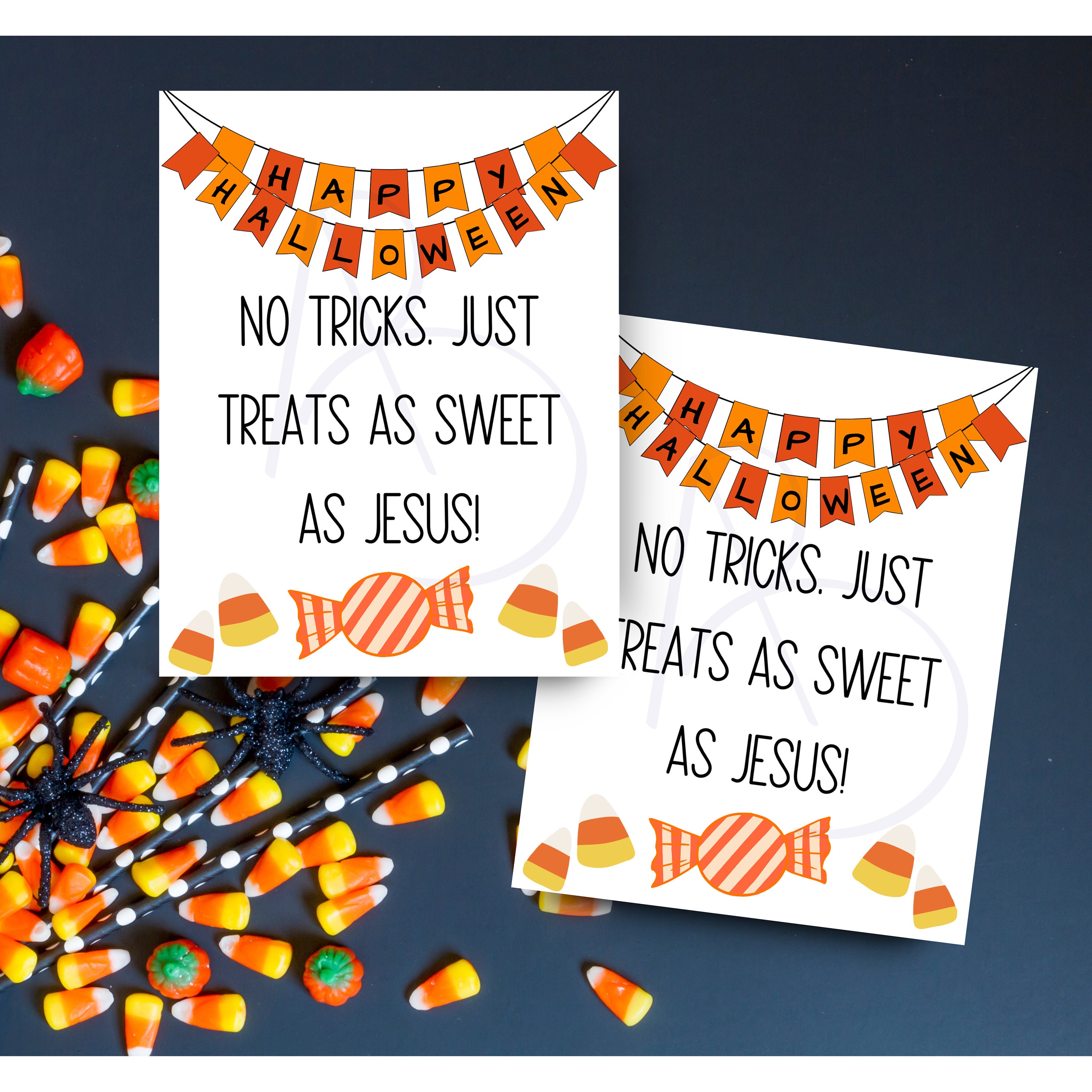 Christian Halloween Treat Tags for Trunk or Treat or Sunday School ...