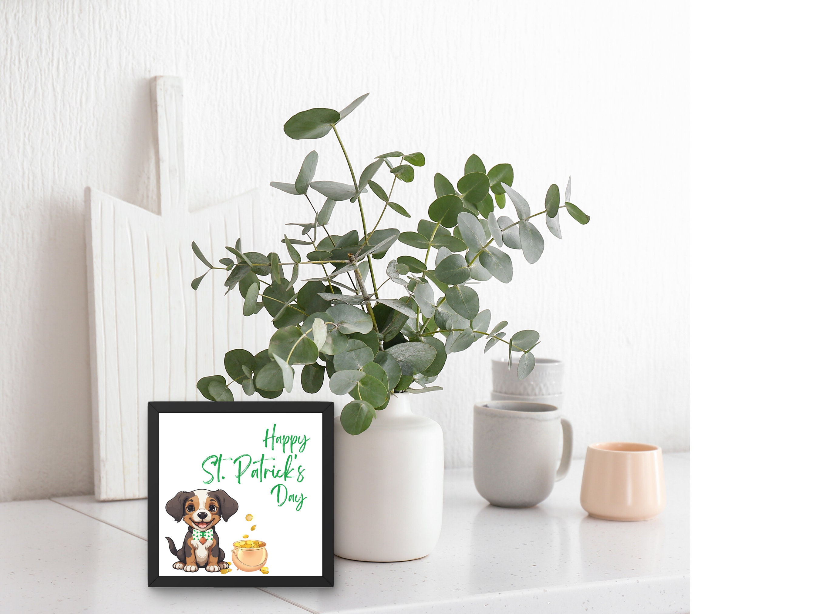 Printable Bookshelf Decor, St Patrick Decor for School Counselor, March ...