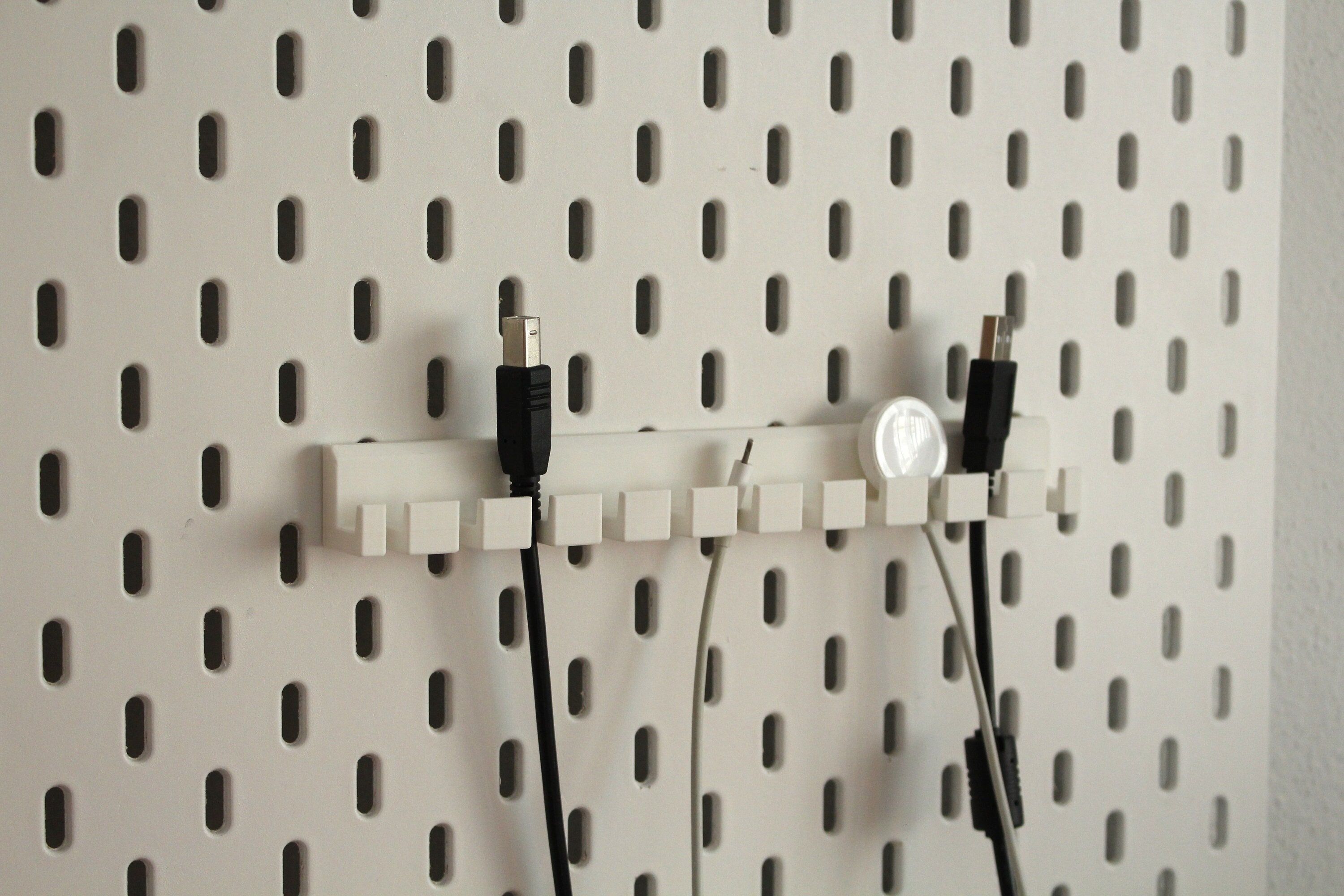 Cable Hanger for Pegboard - IKEA Skadis and Uppspel - Etsy