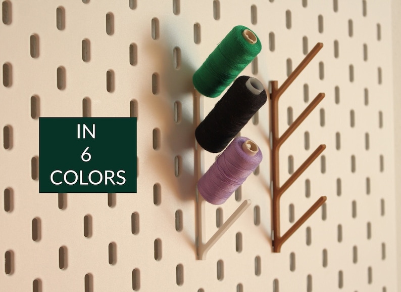 Thread Sewing Spool Holder for Pegboard IKEA Skadis - Etsy