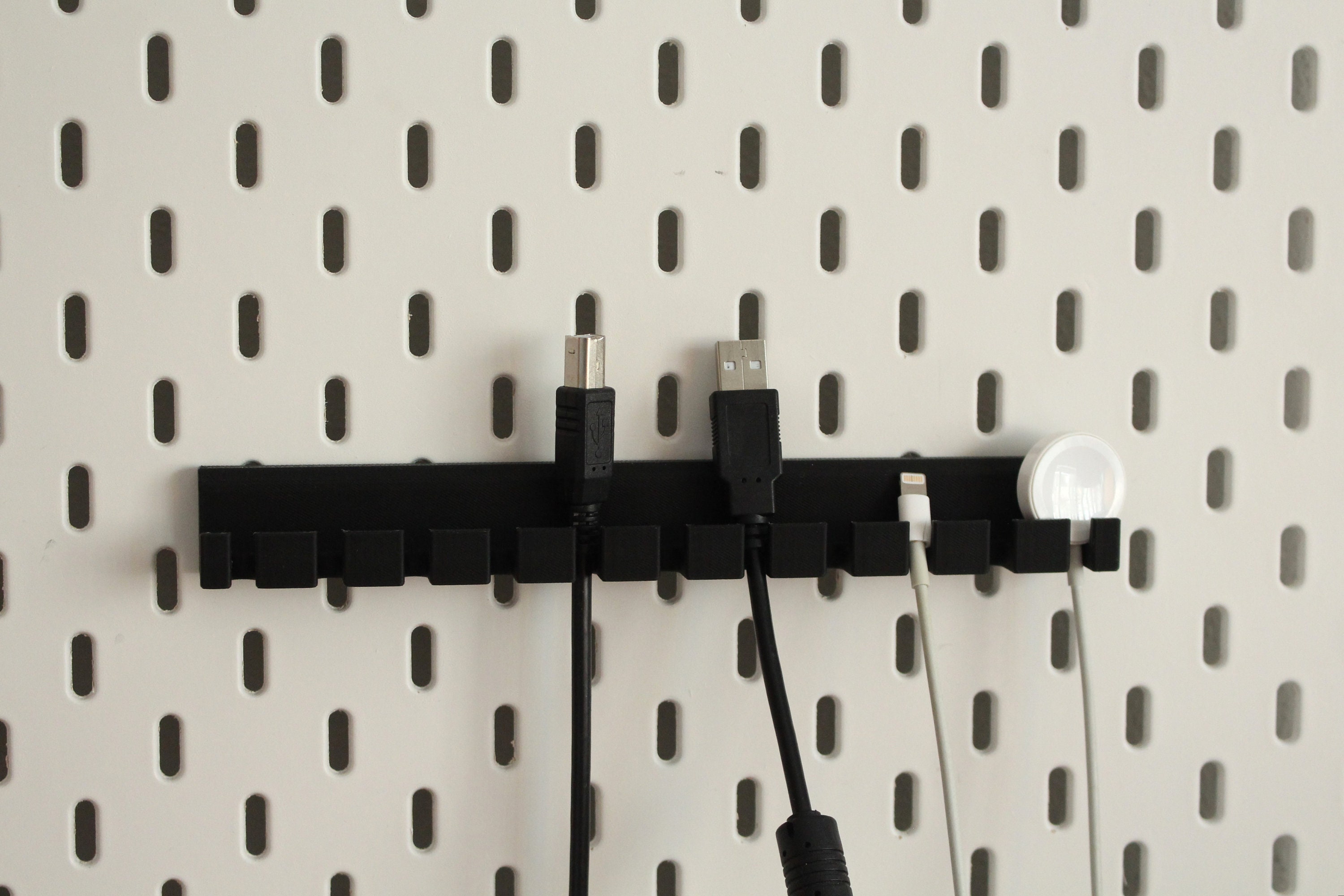 Cable Hanger for Pegboard - IKEA Skadis and Uppspel - Etsy