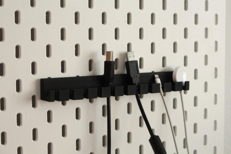 Cable Hanger for Pegboard - IKEA Skadis and Uppspel - Etsy