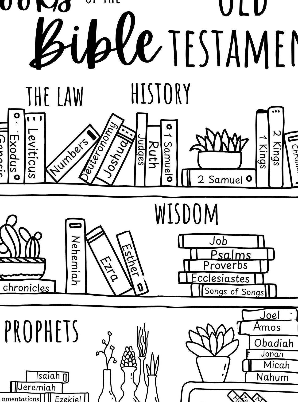 Old Testament Bible Tracker - Etsy