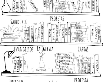 Books of the Bible (spanish) - Etsy