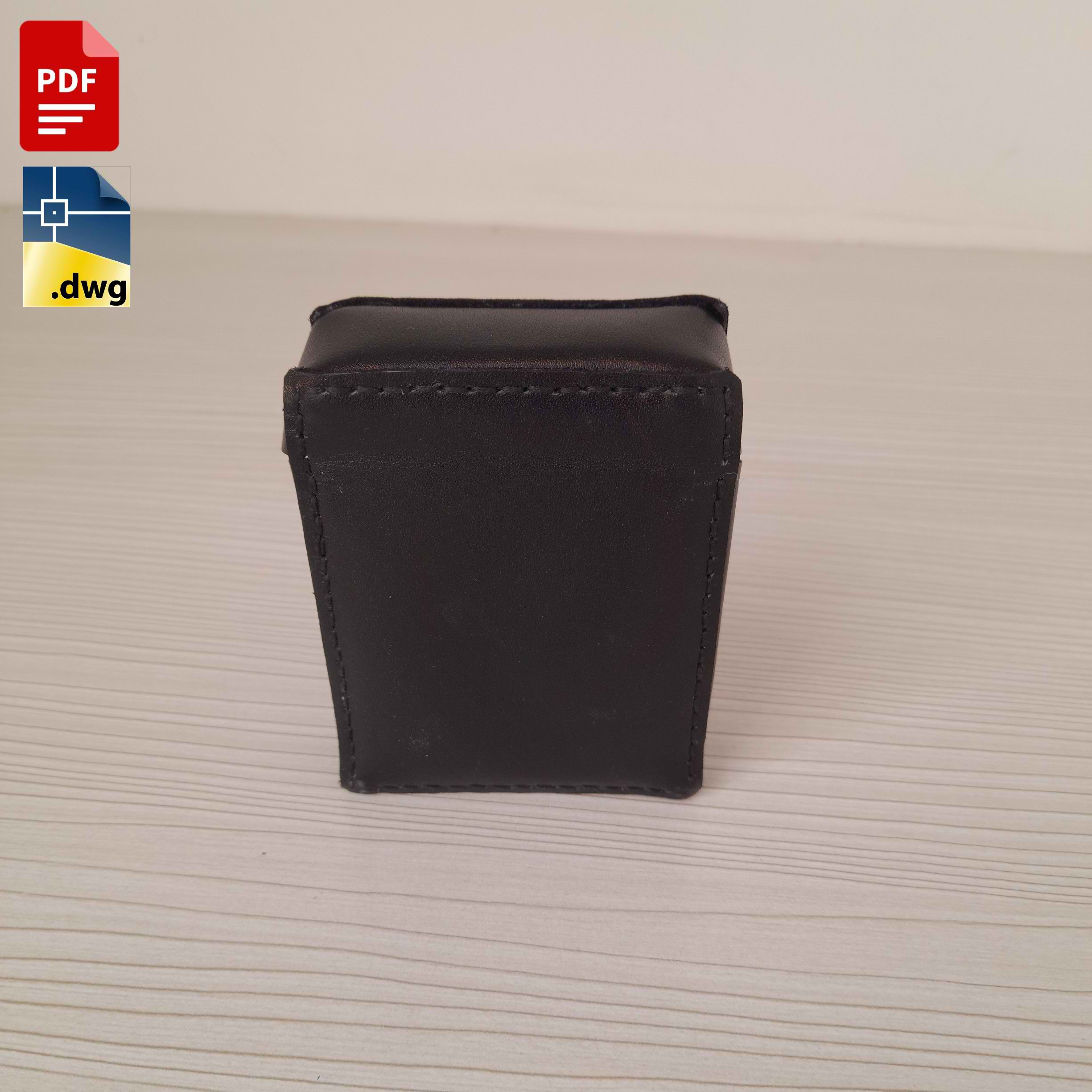 Minimalist Leather Cigarettes Case Pattern, Modern Leather Smoking ...
