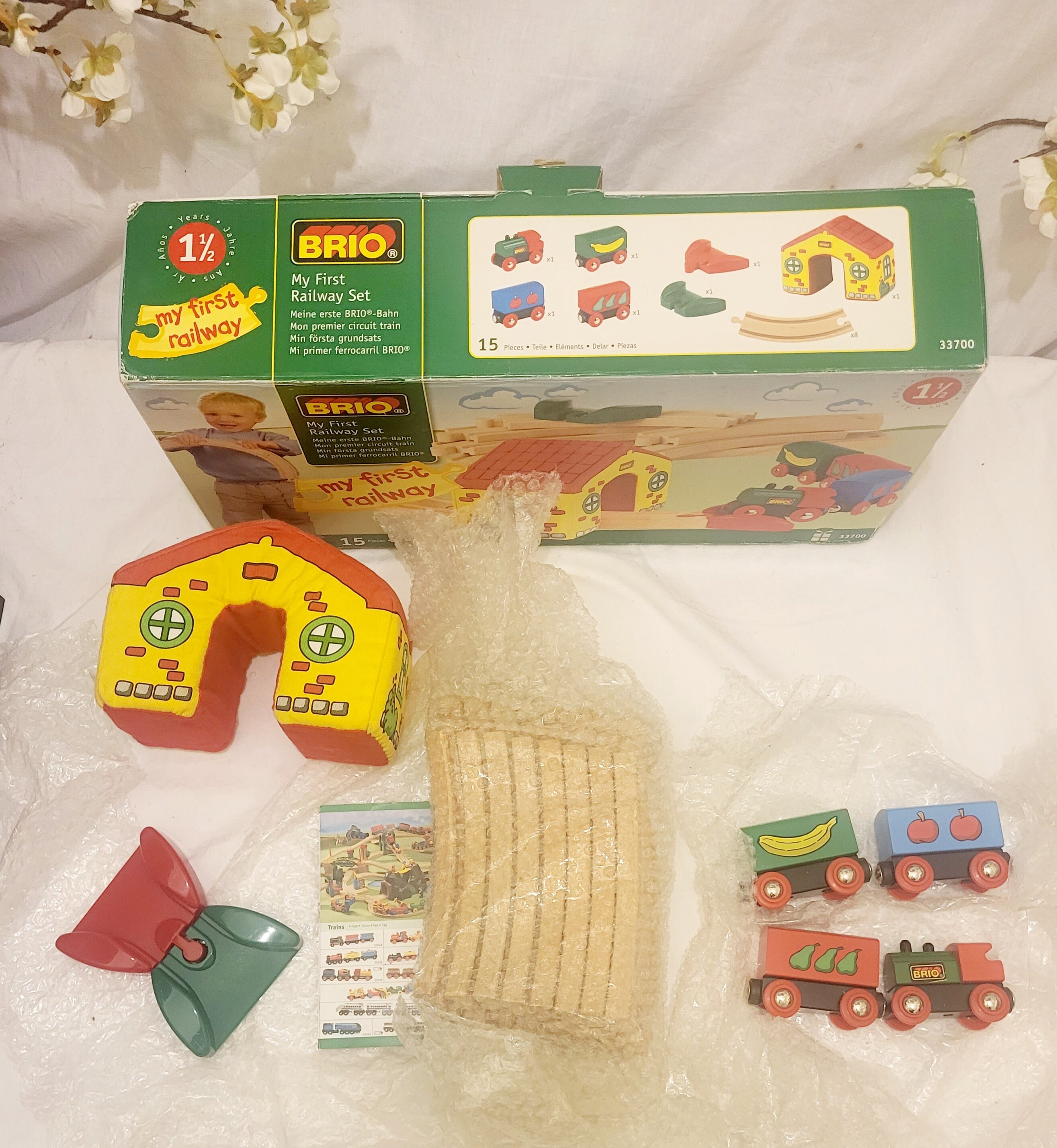 BRIO Wooden Railway Set My First Railway Station Rare Complete in Box ...