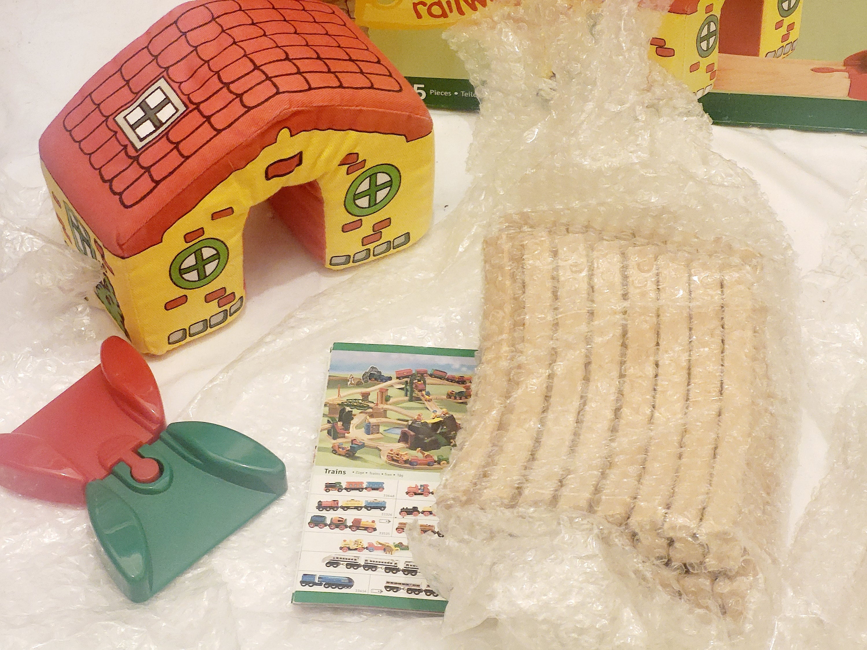 BRIO Wooden Railway Set My First Railway Station Rare Complete in Box ...