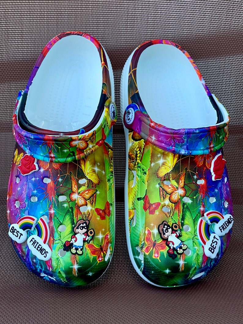 Custom Print Clogs Vintage Design - Etsy