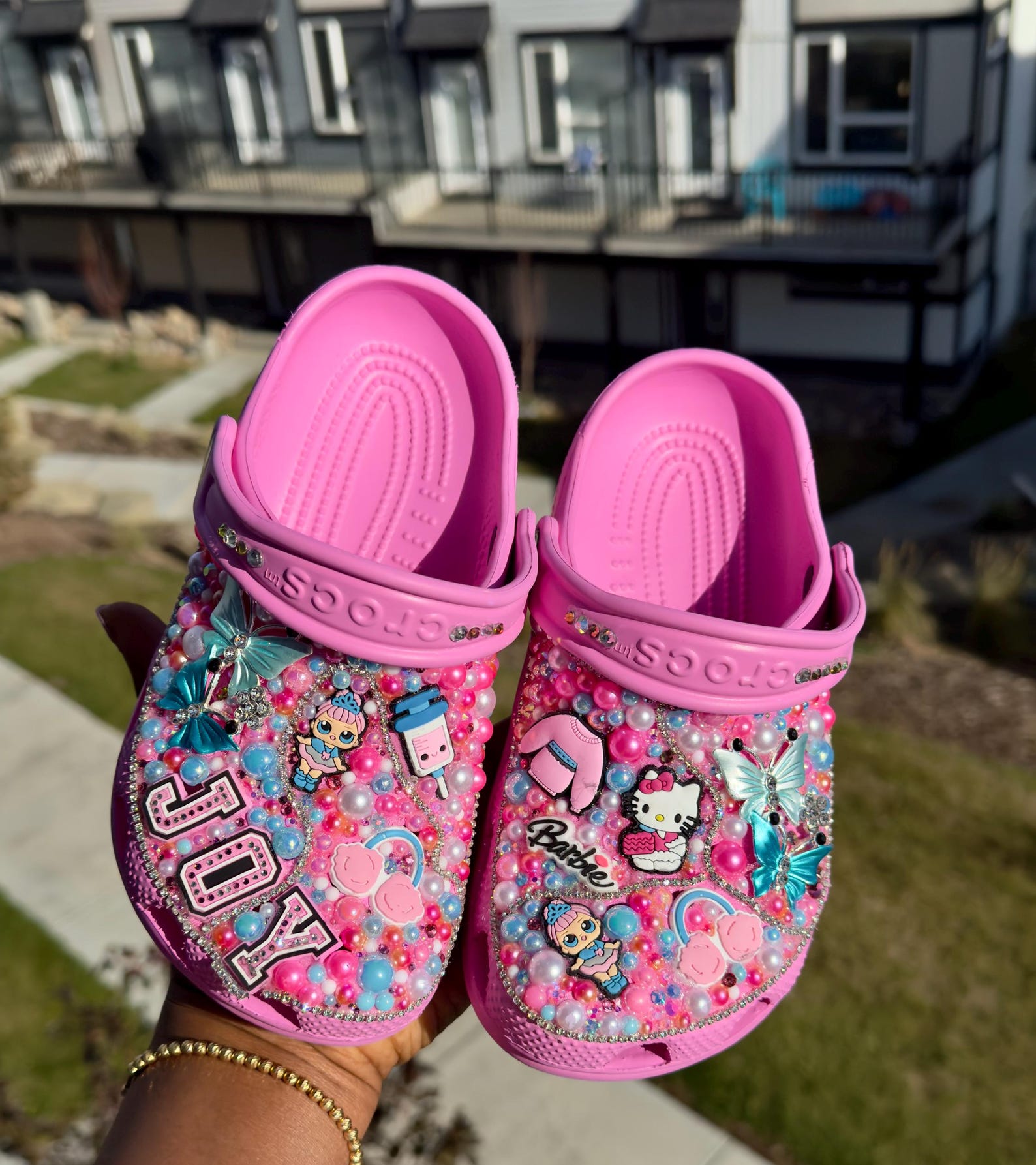 Kiddies Blingedout Custom Crocs - Etsy
