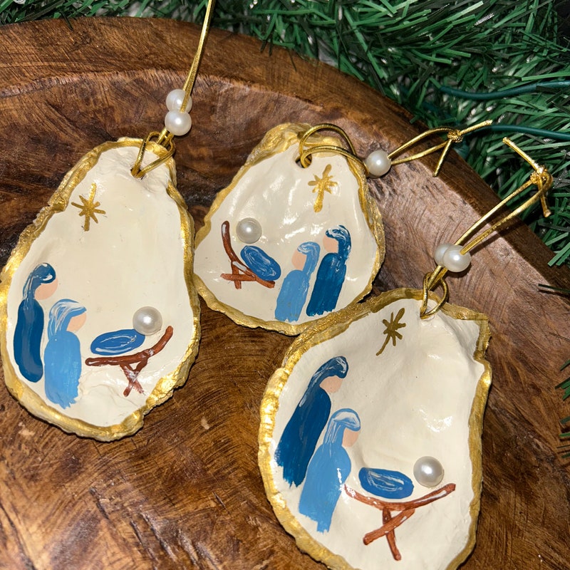 Oyster Shell Nativity - Etsy