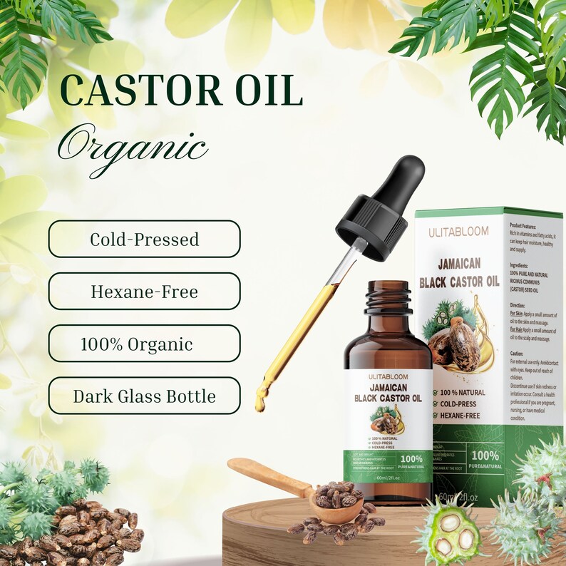 Organic Castor Oil Pack Wrap Kit, Oeko-tex Cotton Flannel, Mess-free ...