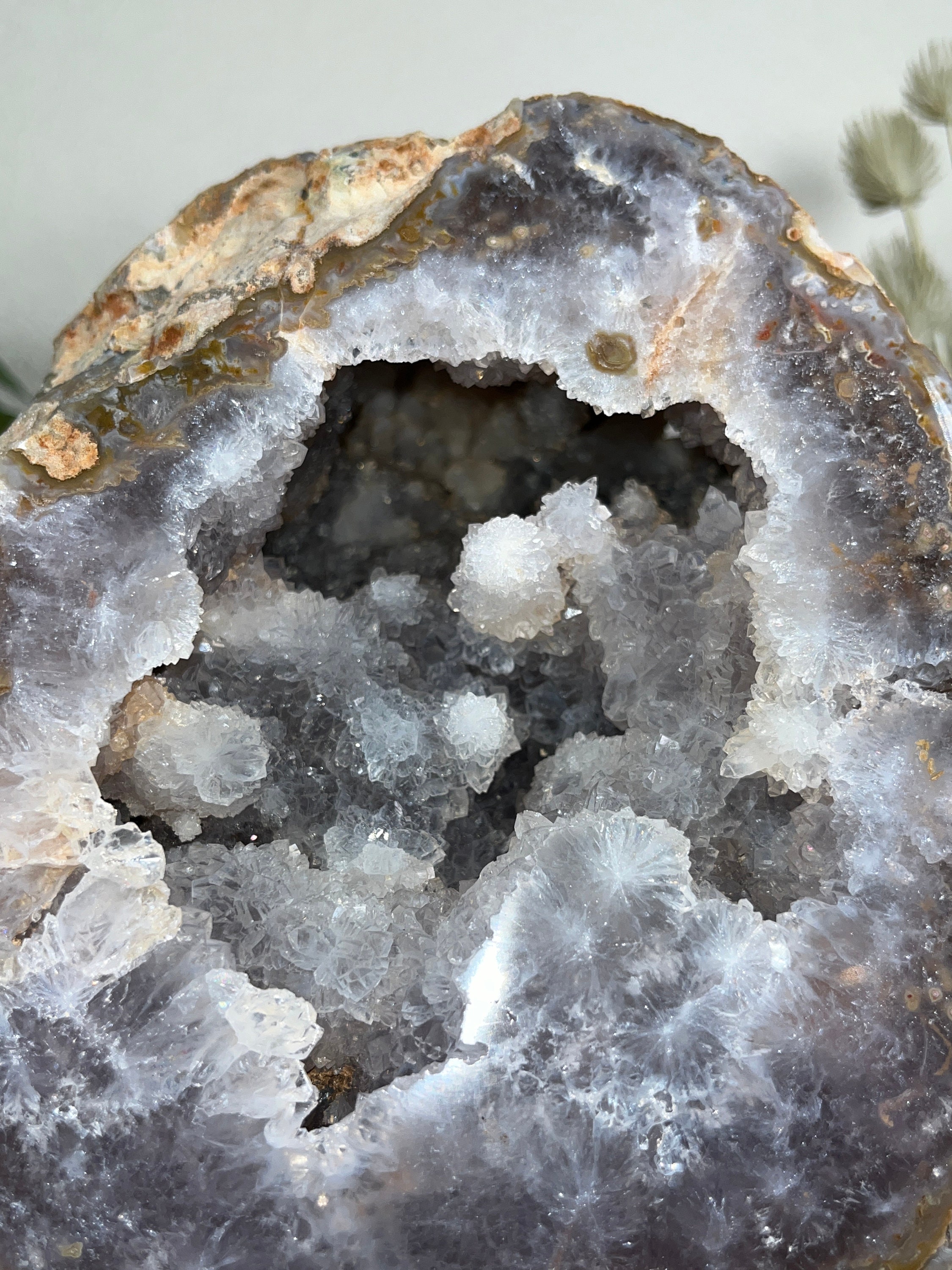 Agate Geode on Stand 7lbs .5oz - Etsy