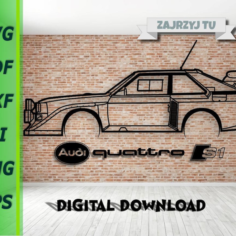 Audi Quattro Wall Art - Etsy