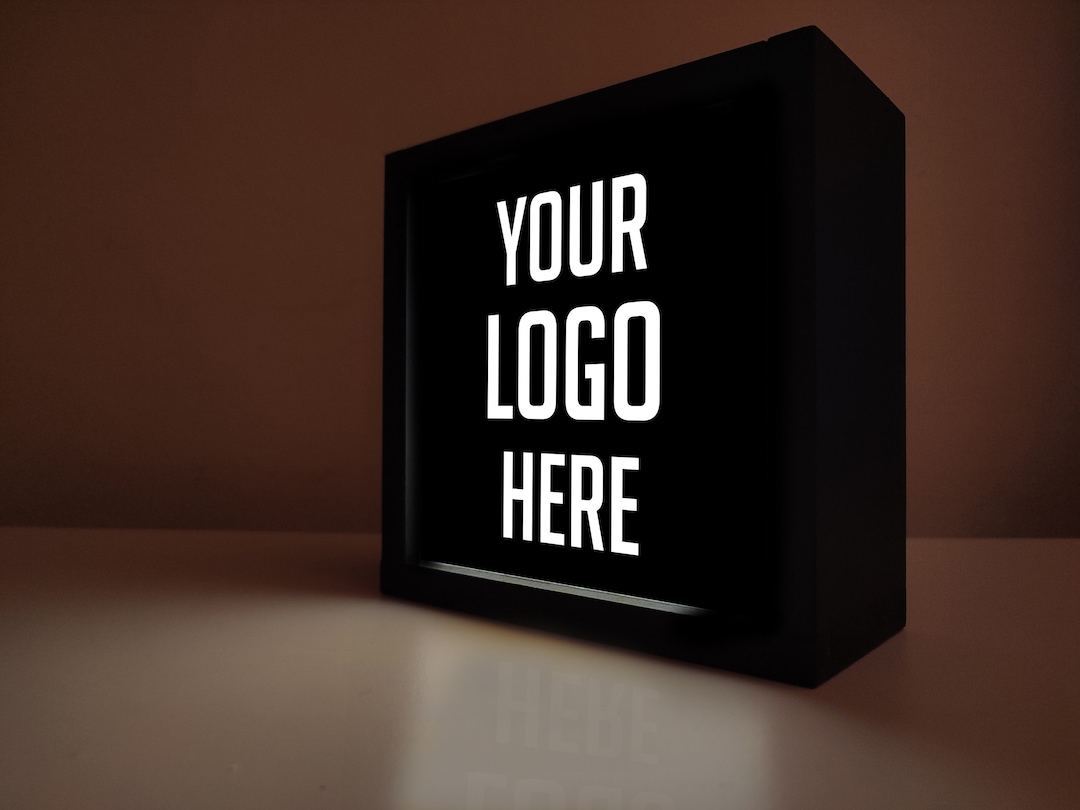 Custom Backlit Logo Sign, Custom Led Business Sign, Wall N Desk ...