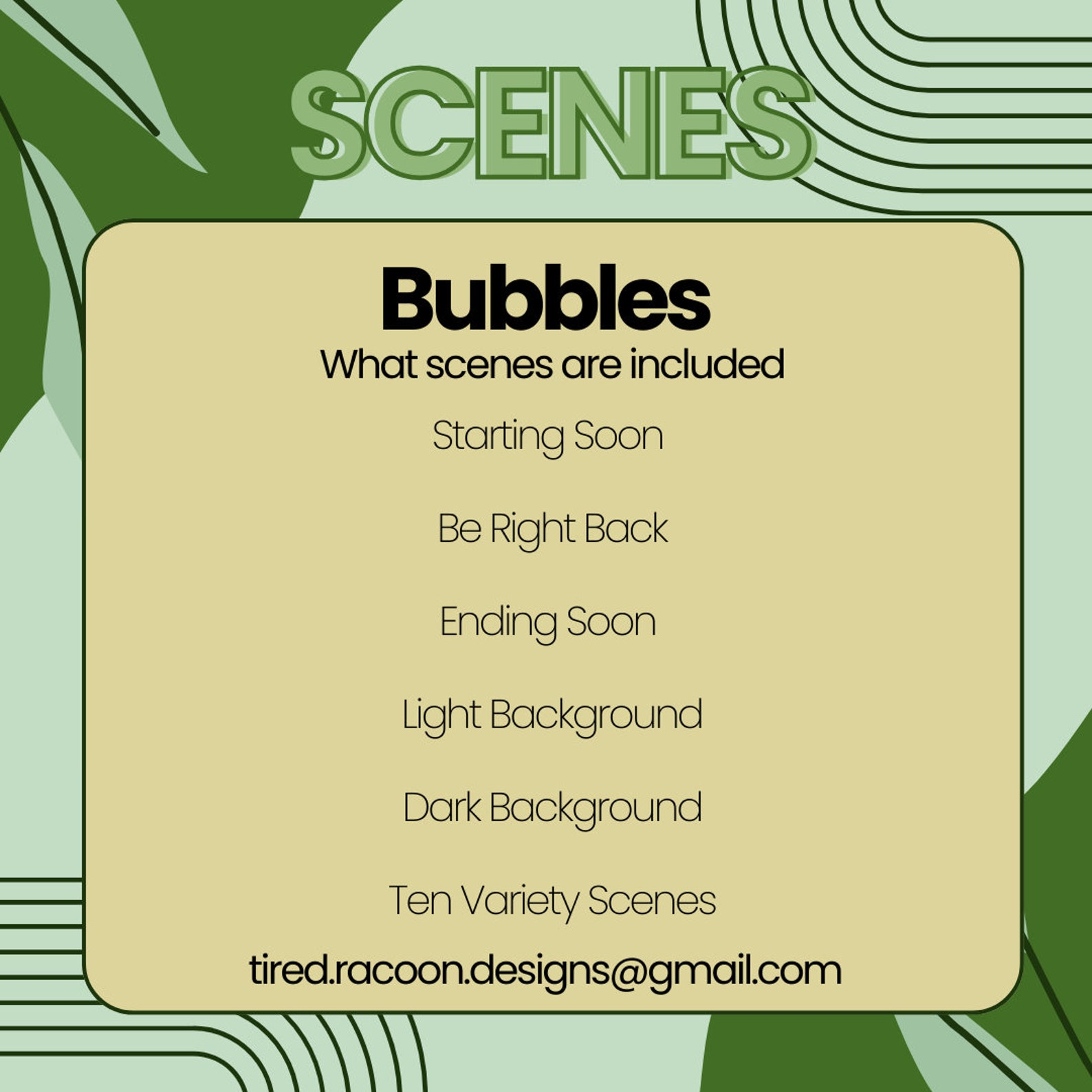 Bubble Themed Streaming Scenes - Pink and Blue - Etsy