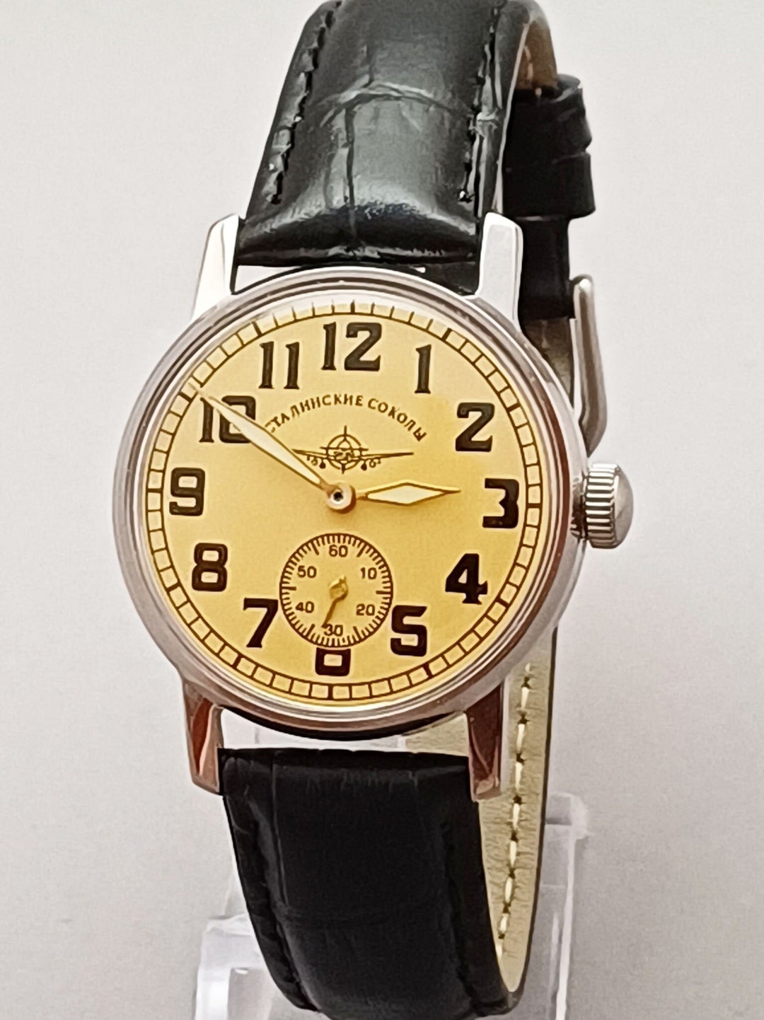 Pobeda Stalin's Falcons Vintage Soviet Ussr Mechanical Wristwatch 179 ...