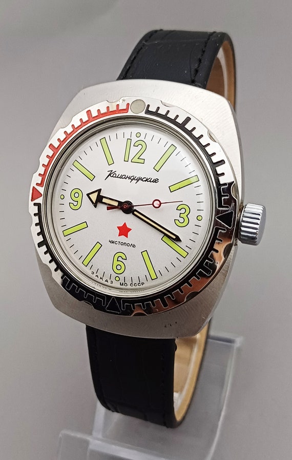 Vostok Amphibian Komandirskie Original vintage Soviet… - Gem