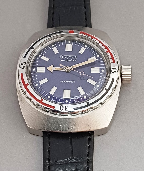 Vostok Amphibian Original vintage Soviet Ussr mechani… - Gem