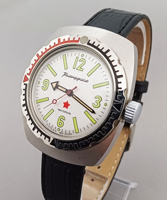 Vostok Amphibian Komandirskie Original vintage Soviet… - Gem