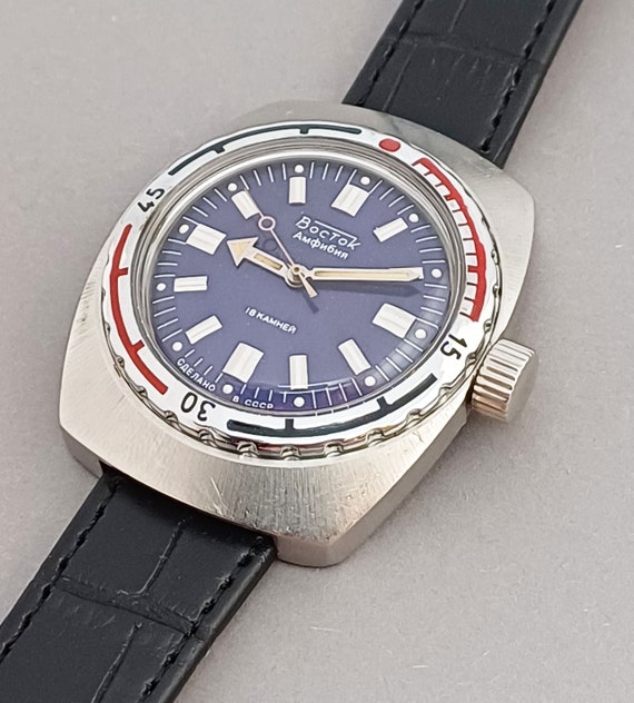 Vostok Amphibian Original vintage Soviet Ussr mechani… - Gem