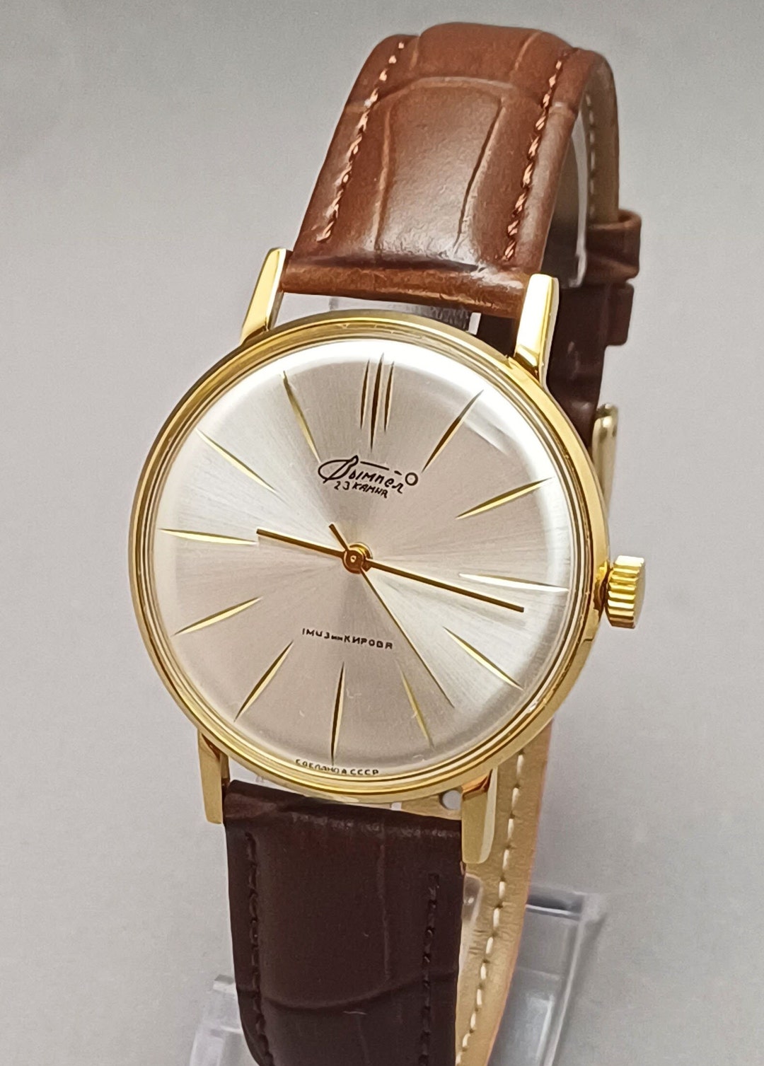 Poljot 1-mchz Vympel Vintage Soviet Ussr Mechanical Wristwatch 23 ...