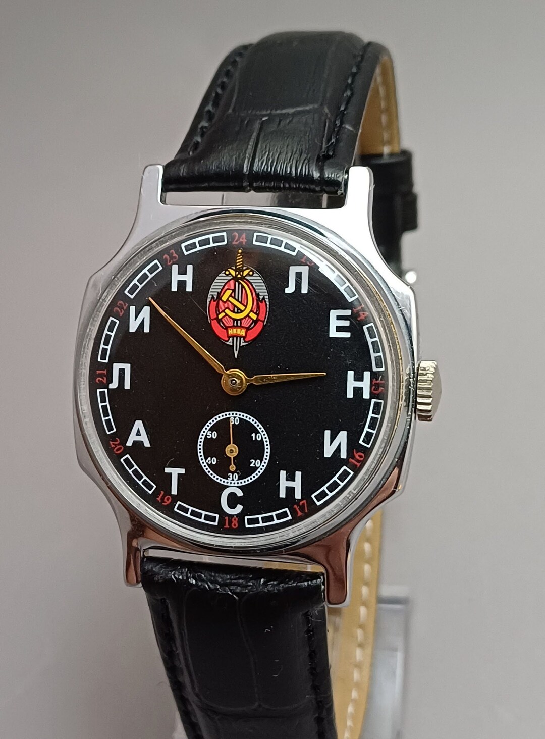 Pobeda Lenin Stalin Vintage Soviet Ussr Mechanical Wristwatch 124 - Etsy