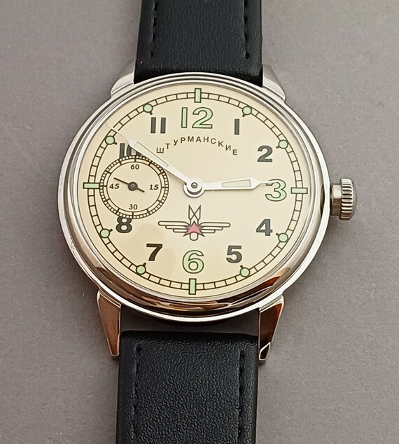 Molnija Molnia Sturmanskie Aviator Vintage Soviet mec… - Gem