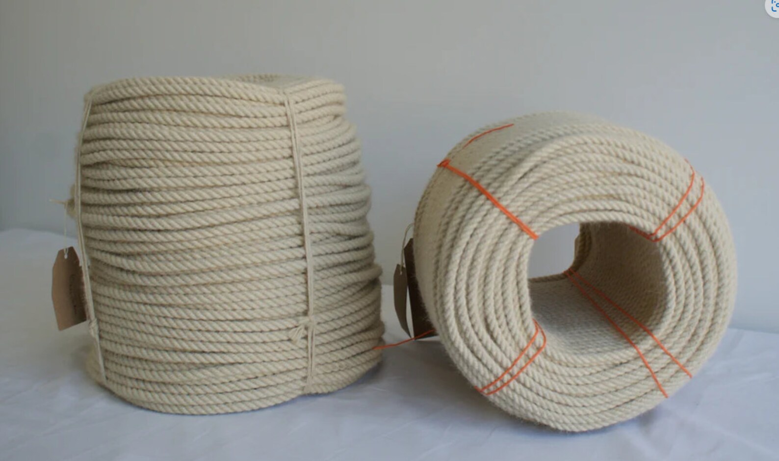 Sutton Natural Rope - 100% British Wool - Etsy UK