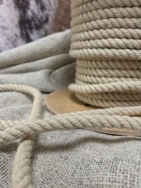 Sutton Natural Rope - 100% British Wool - Etsy UK