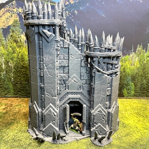 Orc Tower Stronghold by Dark Realms Dnd Miniature Terrain for Dungeons ...