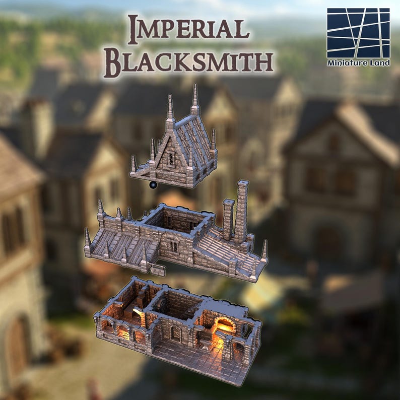 Blacksmith Imperial by My Miniatureland Dnd Miniature Terrain for ...