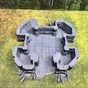 Orc Tower Stronghold, 3D Printed Miniature Terrain for D&D - Etsy