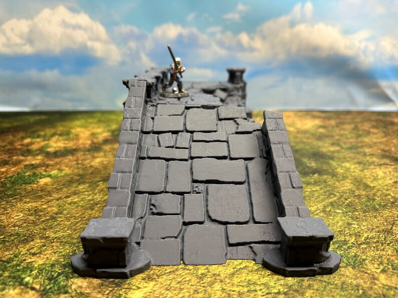Arkenfel Bridge Ruins, 3D Printed Miniature Terrain - Etsy