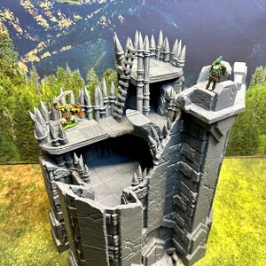 Orc Tower Stronghold by Dark Realms Dnd Miniature Terrain for Dungeons ...