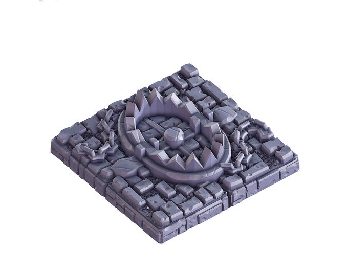 Spike Trap Trap Door Openlock Dungeon Tile Dnd Miniature Terrain for ...