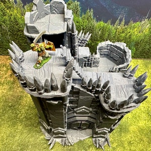 Orc Tower Stronghold by Dark Realms Dnd Miniature Terrain for Dungeons and Dragons, D&D, D and D ...