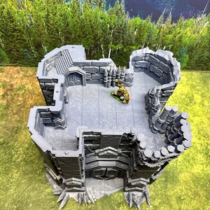 Orc Tower Stronghold by Dark Realms Dnd Miniature Terrain for Dungeons ...