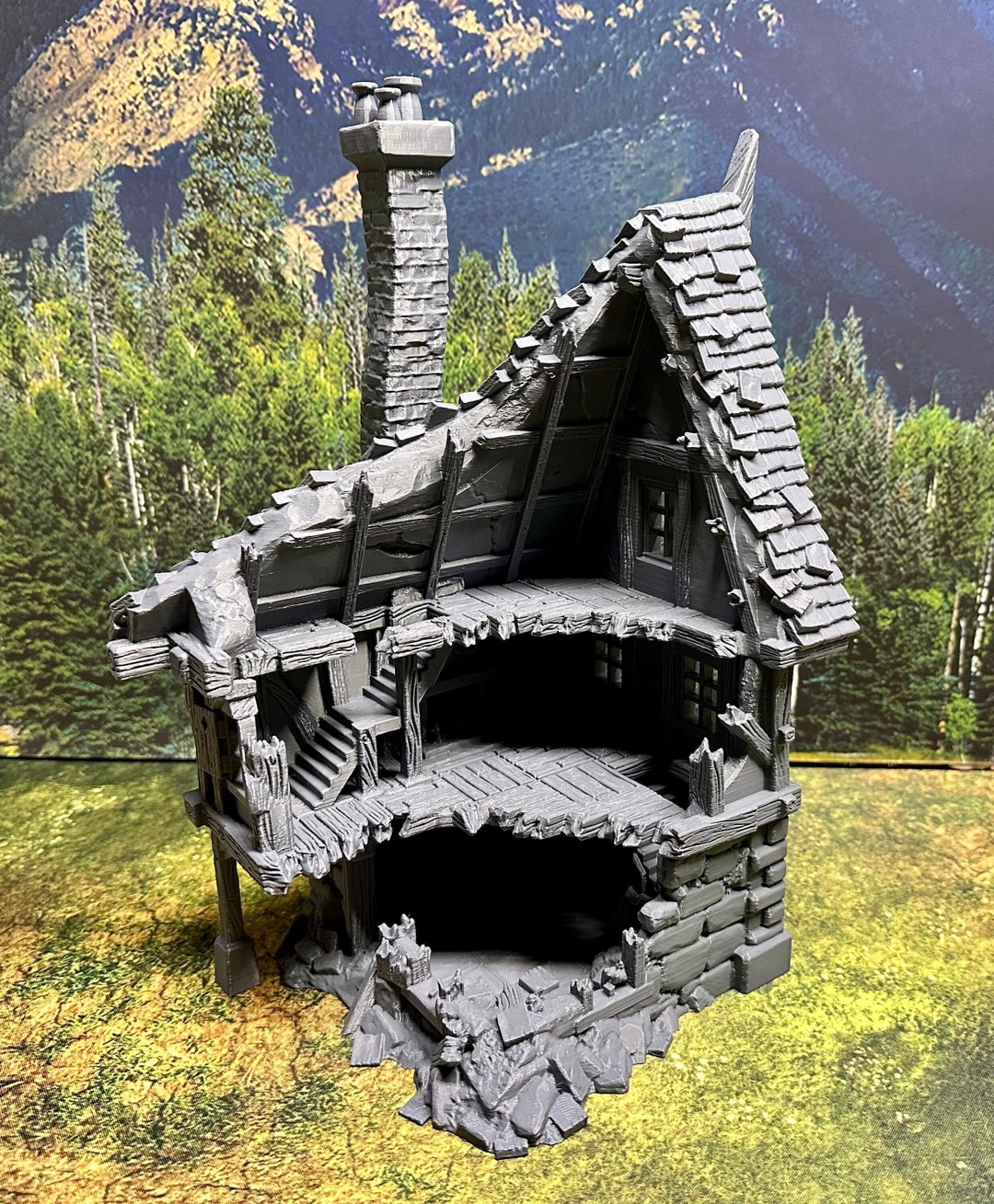 Vladistov House 1 Ruins by Dark Realms, Miniature for Dungeons and ...