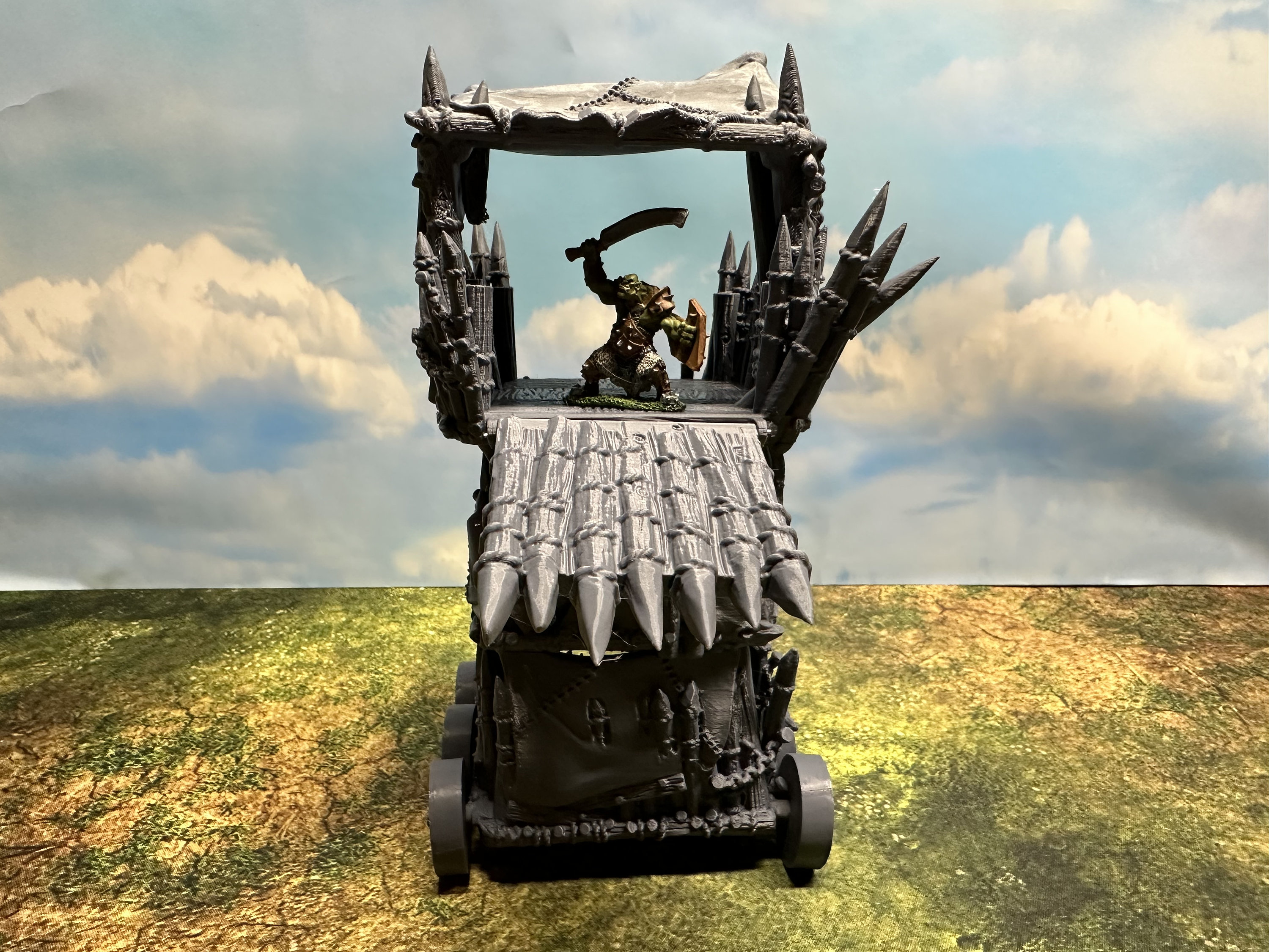 Orc Siege Tower, 3D Printed Miniature Terrain, D&D Wargaming - Etsy