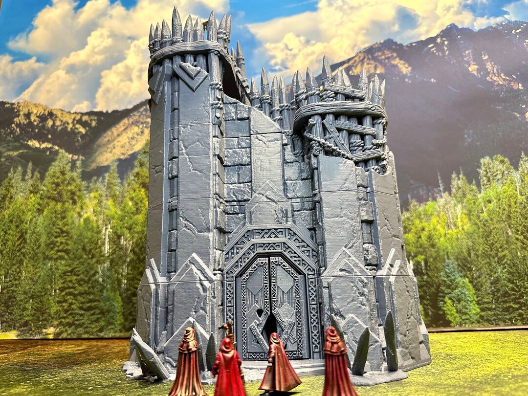 Orc Tower Stronghold by Dark Realms Dnd Miniature Terrain for Dungeons ...