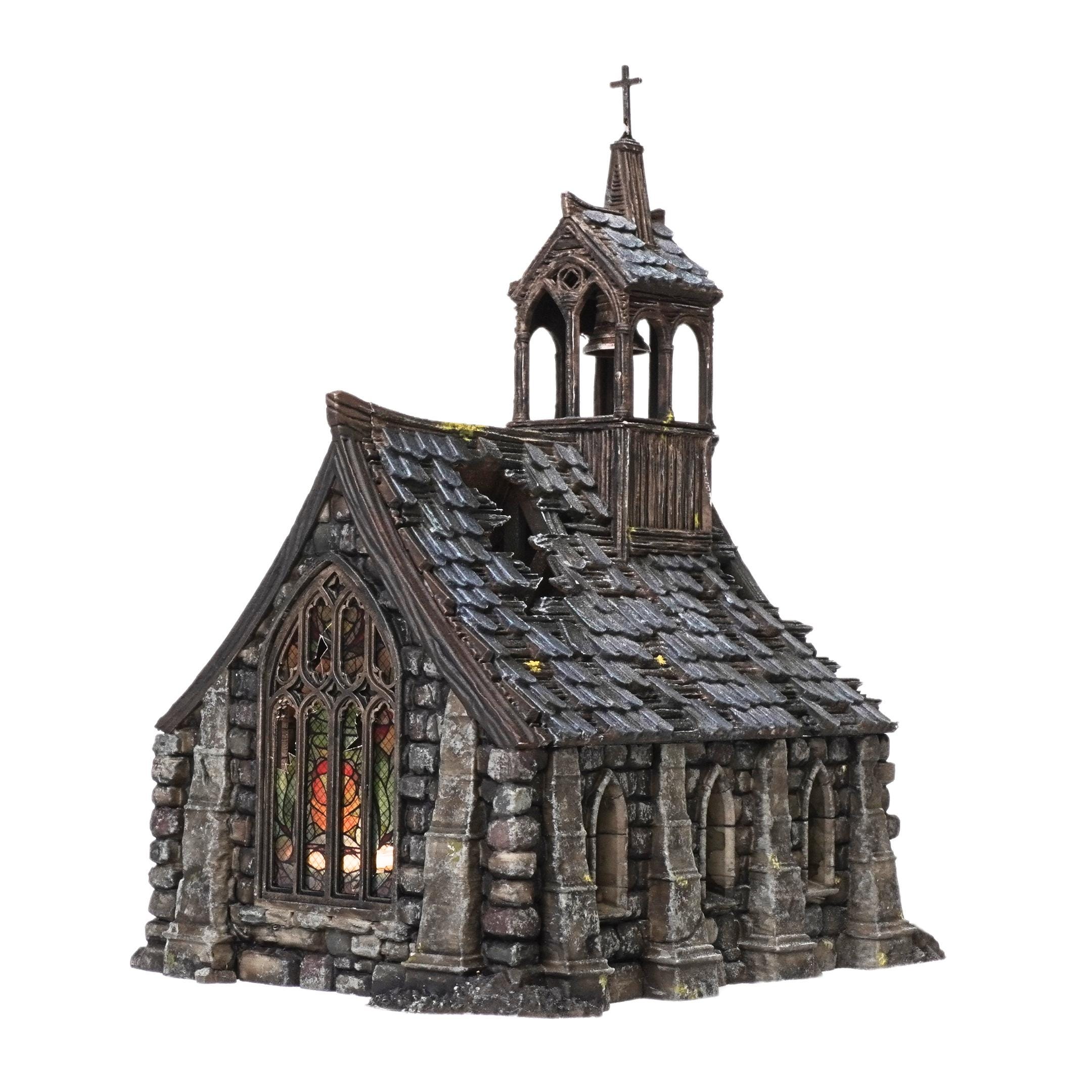 Church Ruins Miniature Terrain, Dnd Scenery, Basilica of the Dawn - Etsy