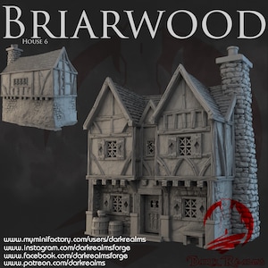 Castle Gate and Walls by Dark Realms Dnd Miniature Terrain for Dungeons ...