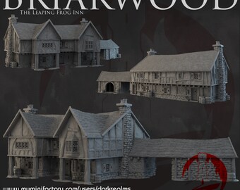 Castle Gate and Walls by Dark Realms Dnd Miniature Terrain for Dungeons ...