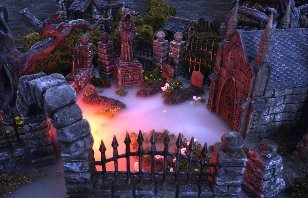 Cemetery Set Graveyard Set by My Dungeon Games Dnd Miniature Terrain ...