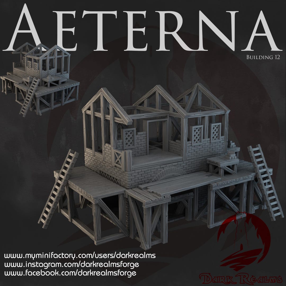 Aeterna Roman Building 12 by Dark Realms Dnd Miniature Terrain for ...
