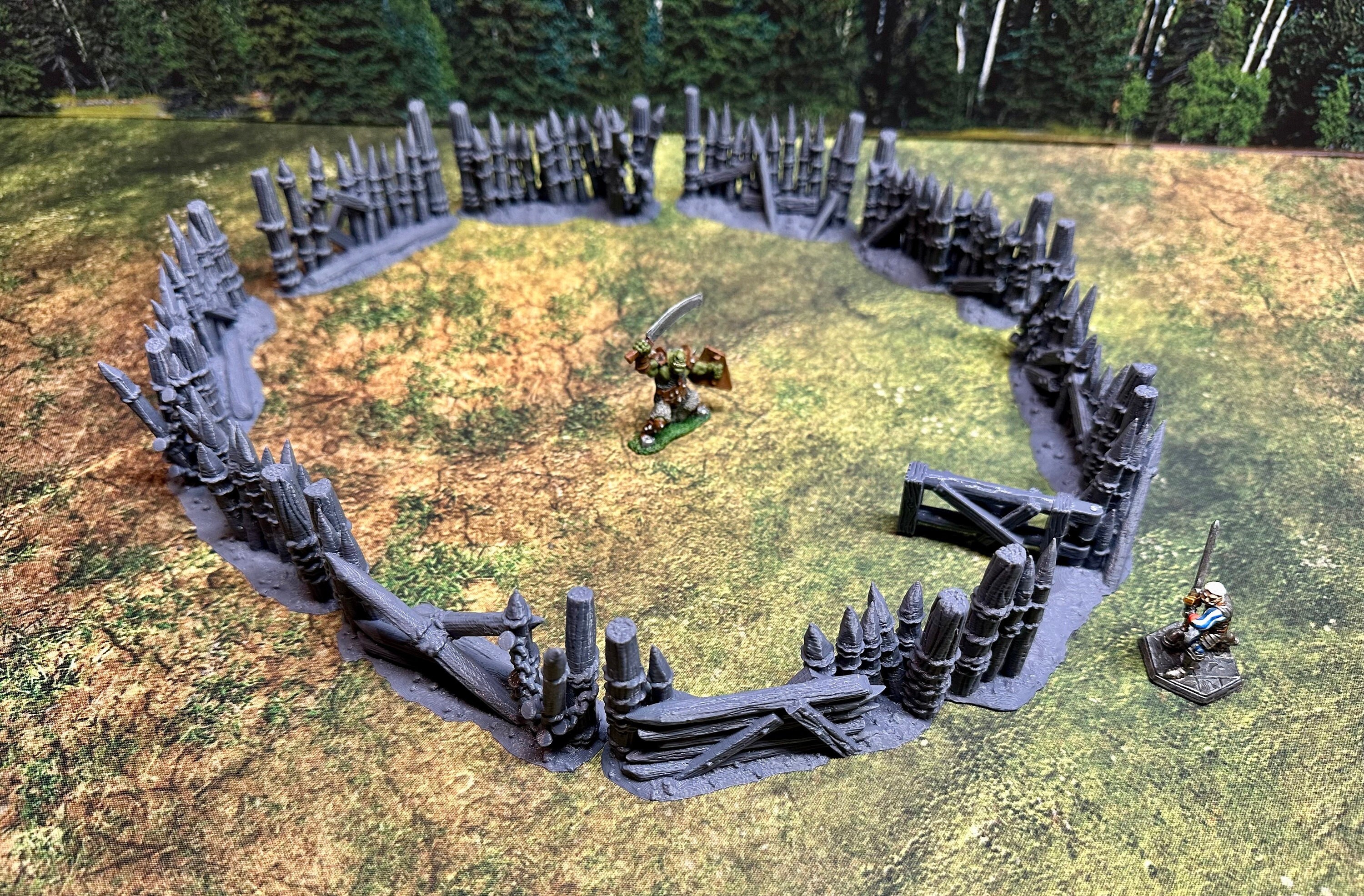Orc Fences by Dark Realms Dnd Miniature Terrain for Dungeons and ...