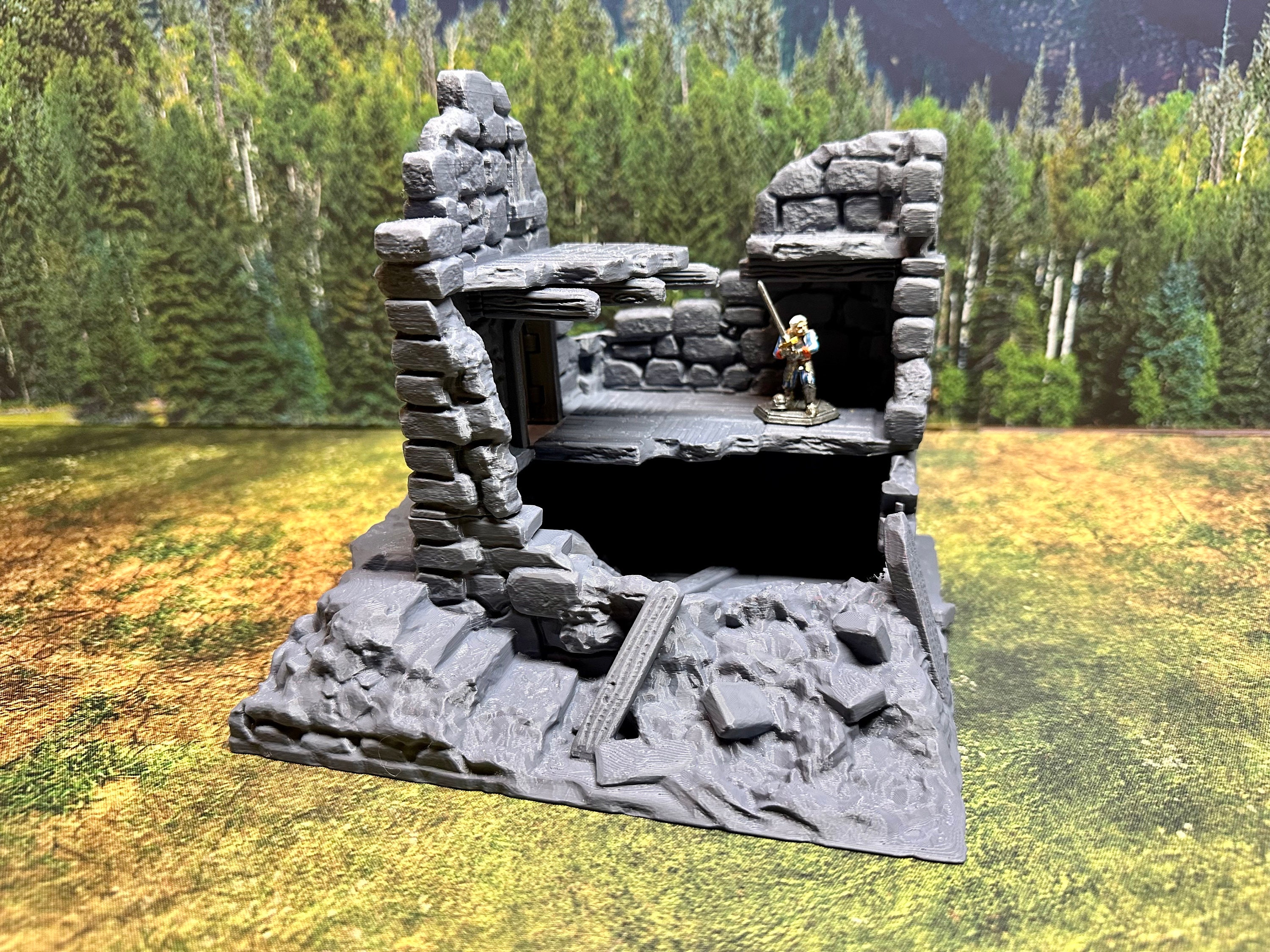 Ruined Watchtower by Dark Realms Dnd Miniature Terrain for Dungeons and ...