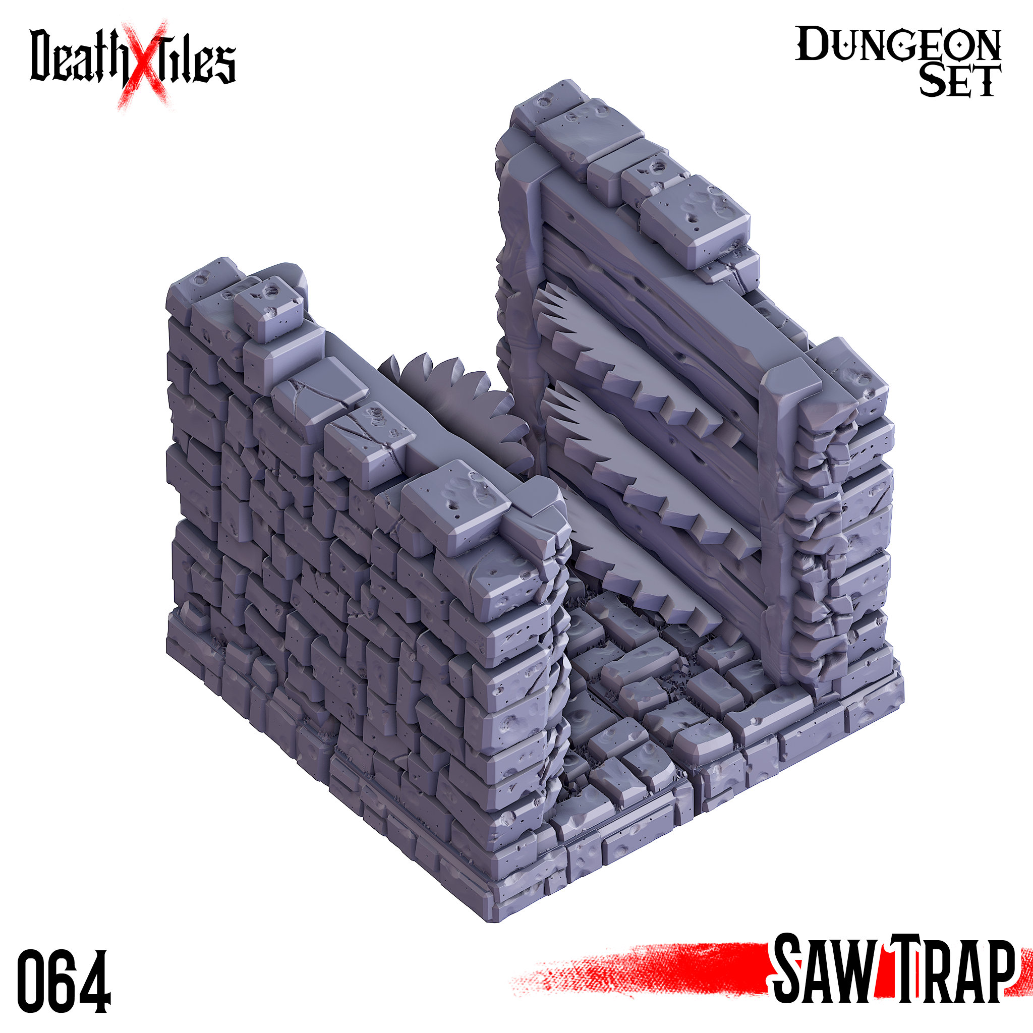Trap Tiles - Dungeon Tiles, Death X Tiles Dnd Miniature Terrain for ...