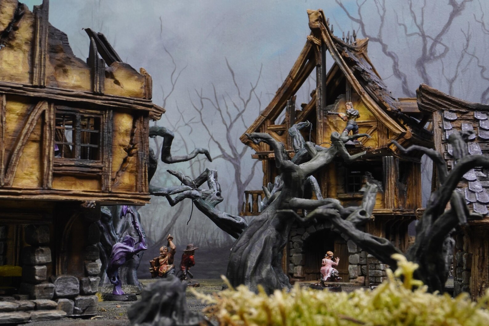 Ruined Medieval House F by My Dungeon Games Dnd Miniature Terrain for ...